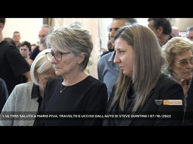 LORIA | L'ULTIMO SALUTO A MARIO PIVA, TRAVOLTO E UCCISO DALL'AUTO DI ...