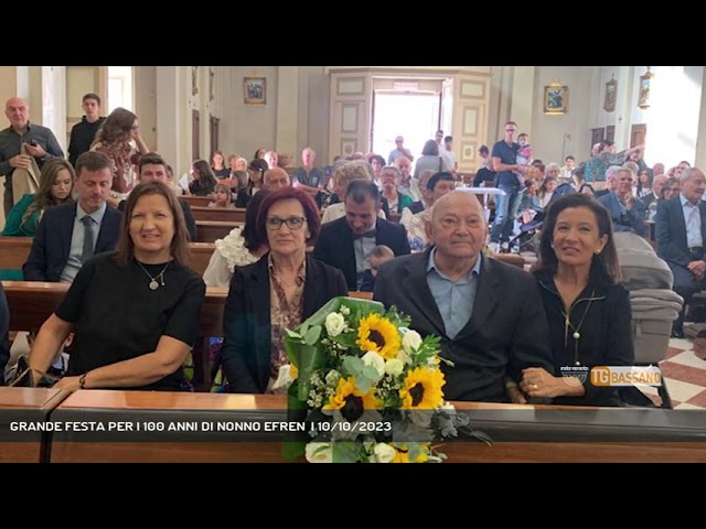 GRANTORTO | GRANDE FESTA PER I 100 ANNI DI NONNO EFREN - RETE VENETA ...